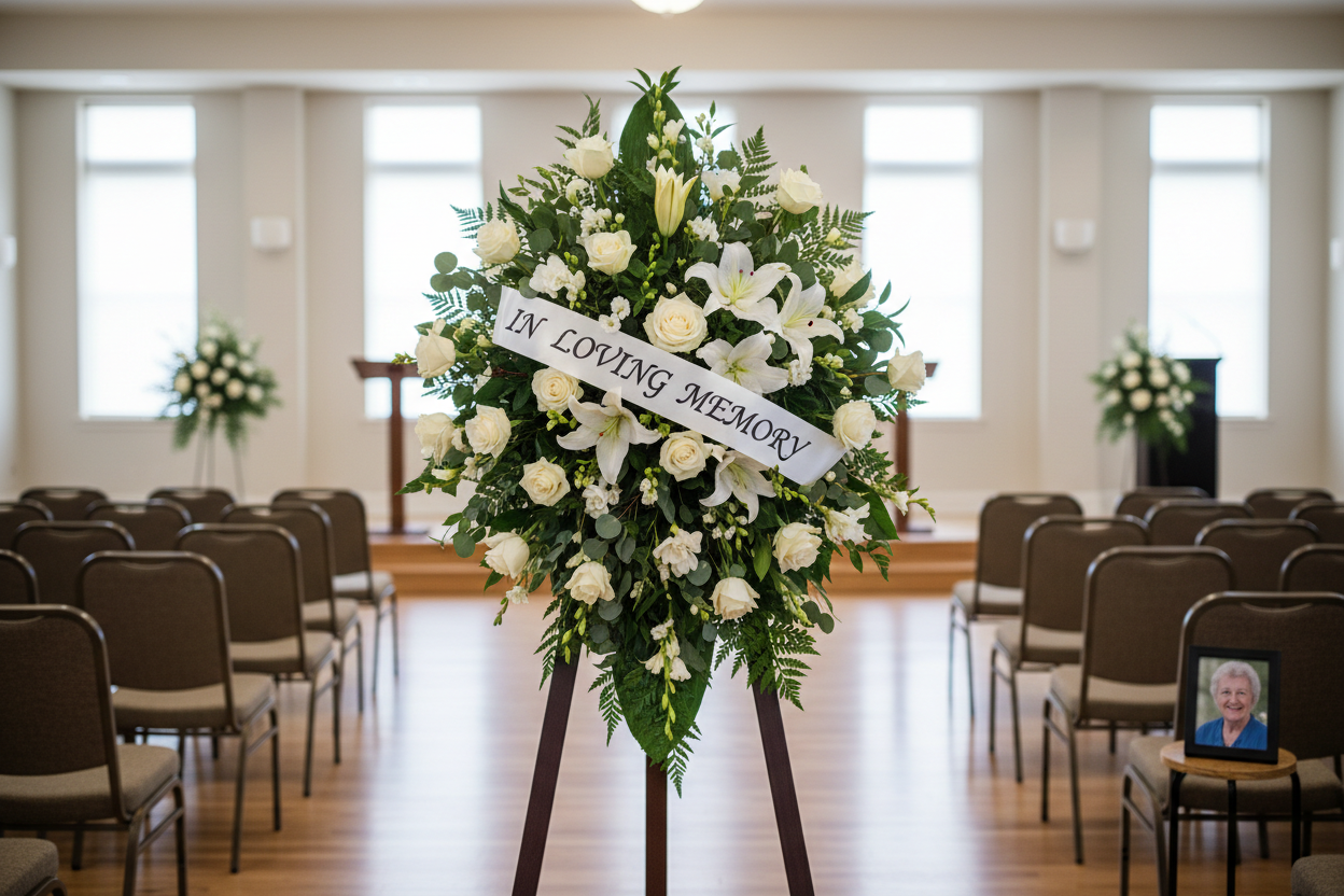 Standing Sprays – A Meaningful Tribute for Loved Ones – Compassion Flowers